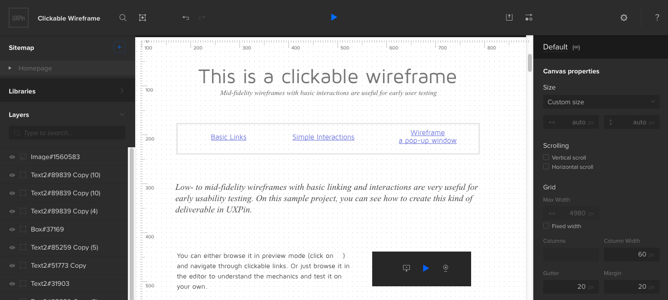 A Practical Overview of Interactive Wireframes