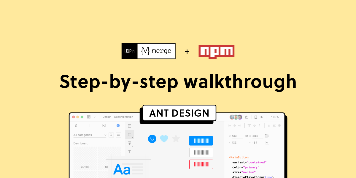 中国初の Ant Design とは？UXPin連携方法と npm 統合徹底ガイド | UXPin