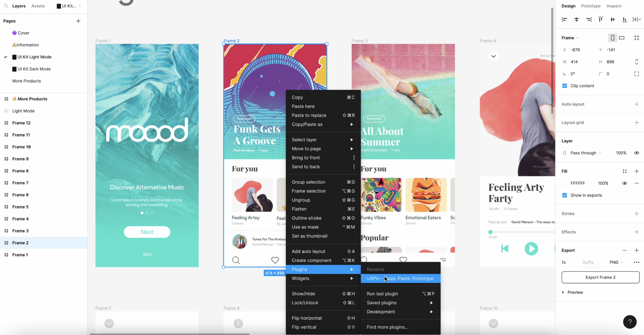 [Figmaのプラグイン] デザインをUXPinにコピー&ペースト | UXPin